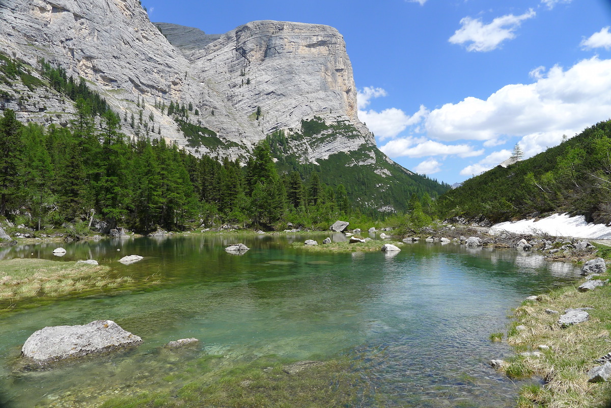 Taè mit Fànes See – Dolomitenfuchs